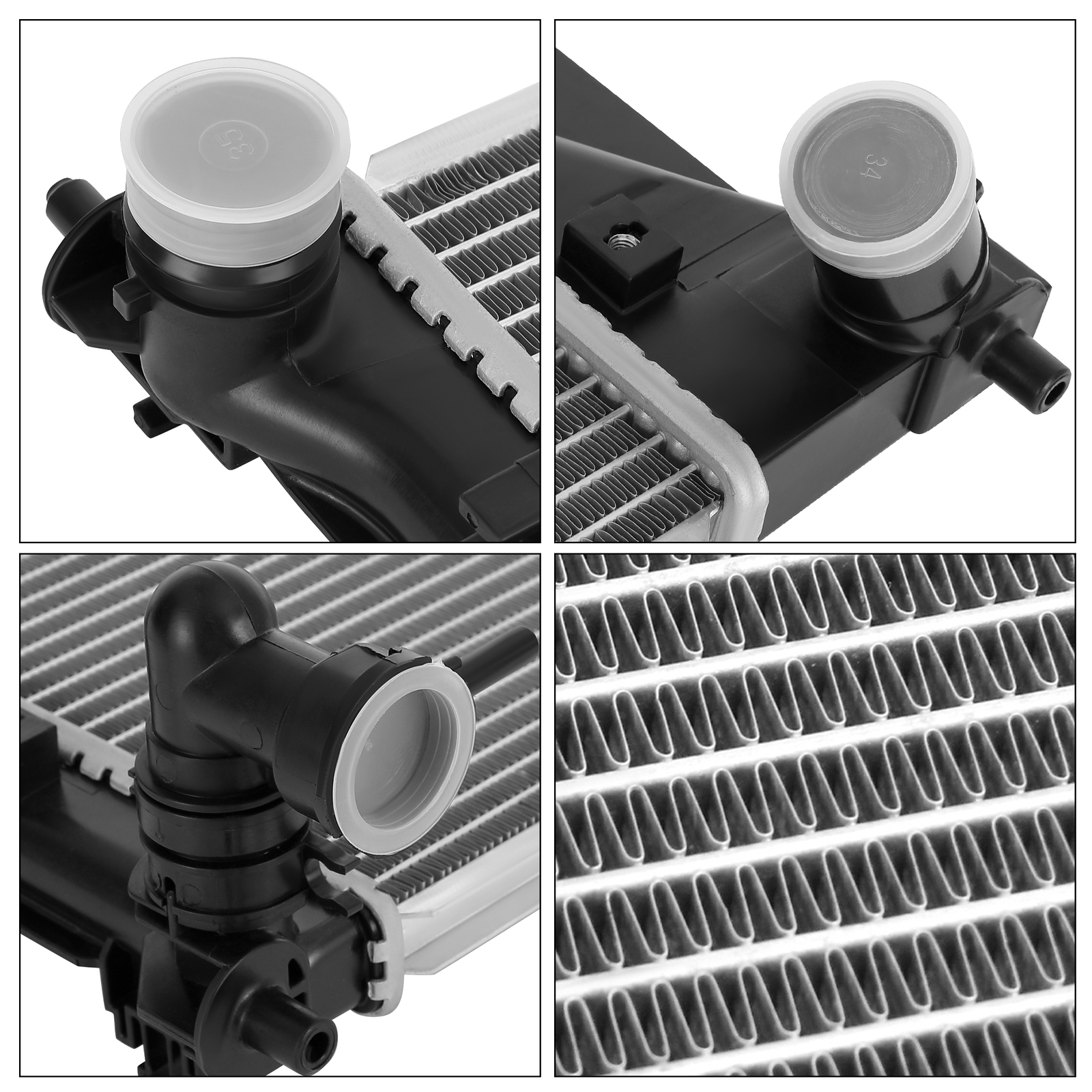 13457 Radiator for 2015 2016 2017 2018 2019 Hyundai Sonata 2.4L l4 GAS ...