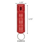 2 PACK Police Magnum pepper spray 1/2oz Red Flip Top Keychain Defense ...