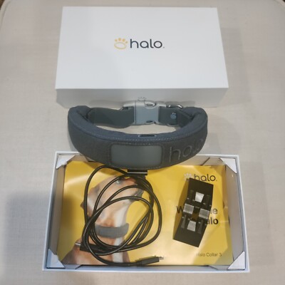 Halo 3 GPS Dog Collar - Small - Gray - GPS Fence -OPEN BOX- UNUSED | eBay