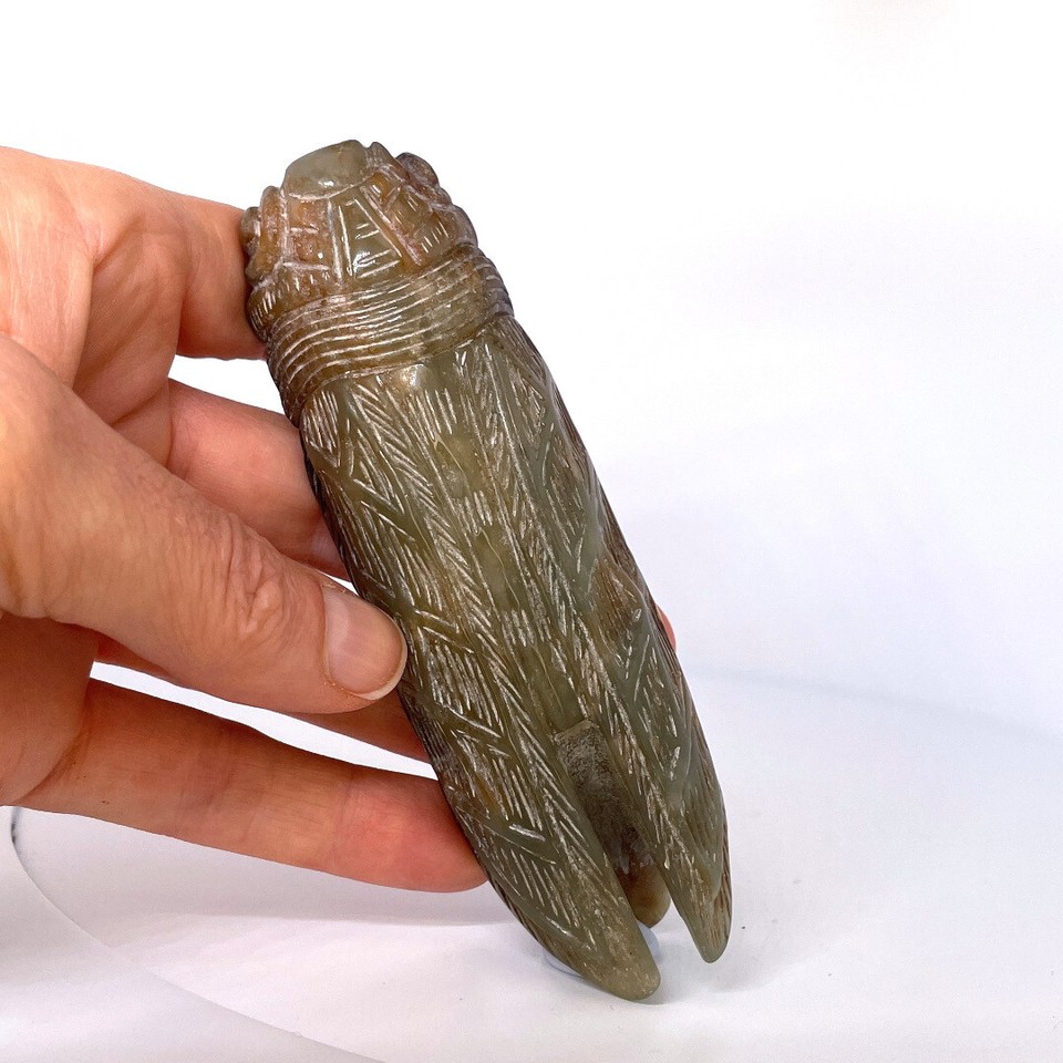 Jade Antique Style Cicada Carving Statue Ornament | eBay
