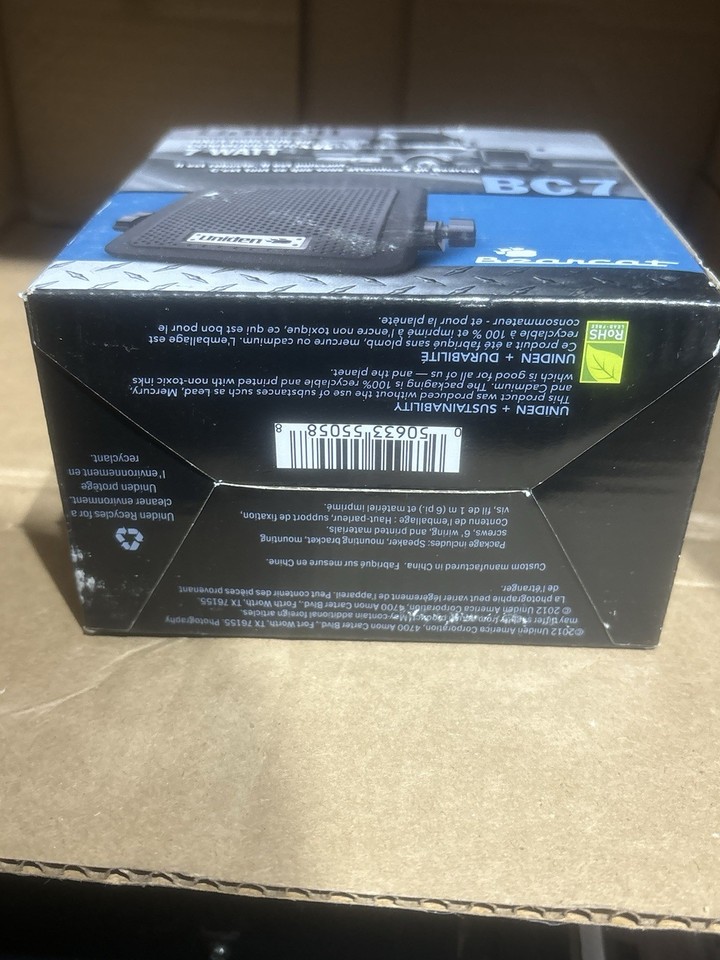 Uniden BC7 Bearcat External CB Radio/Scanner Speaker New | eBay