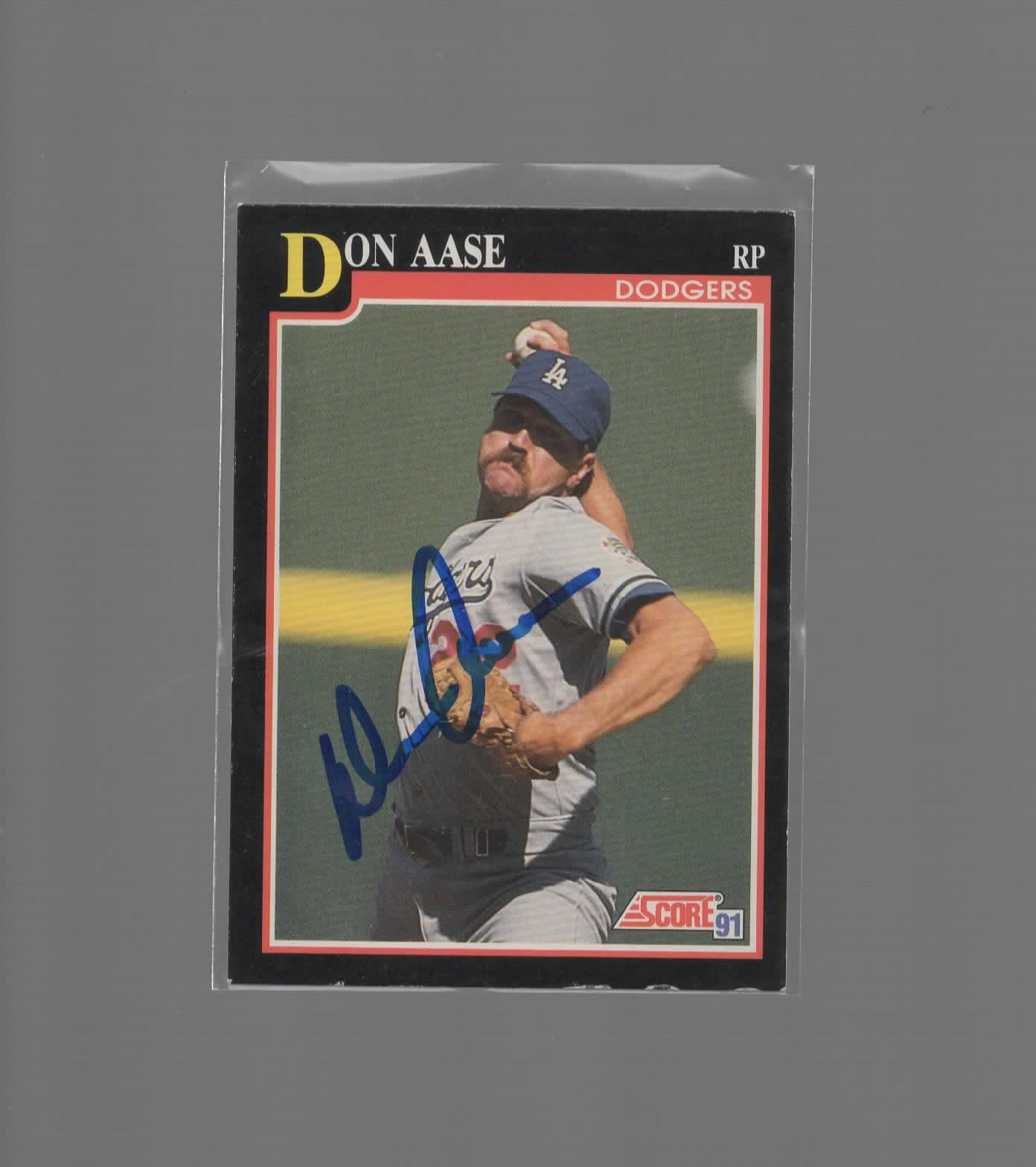 DON AASE LOS ANGELES DODGERS AUTOGRAPHED BASEBALL CARD | eBay