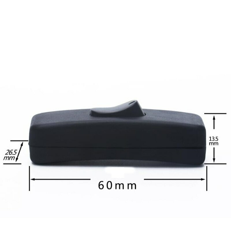 In-line ON/OFF Rocker Switch Table Desk Bed Light Lamp Cord 110-250V ...