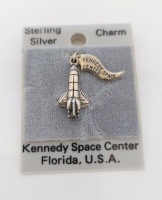Space Shuttle Sterling Silver Charm Pendant Bracelet Necklace Rare ...
