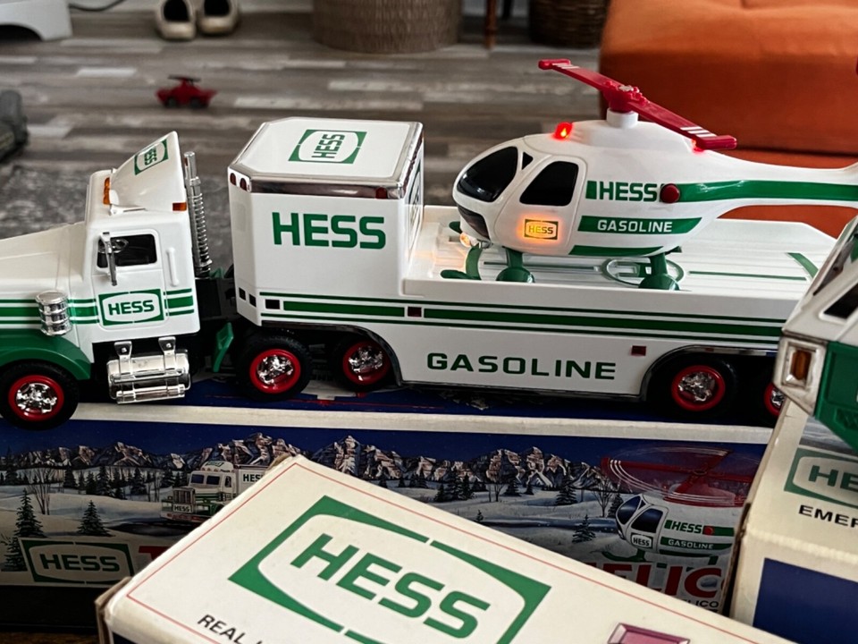 Hess trucks collection: 5 Hess trucks from 1992-1997 all new and in ...