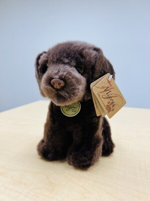 Aurora Miyoni Tots Chocolate Lab Puppy Plush Brown Labrador Stuffed ...