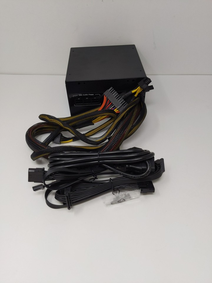 Powerspec 750W Power Supply Semi Modular 80+ Bronze ATX Gaming PC PS ...