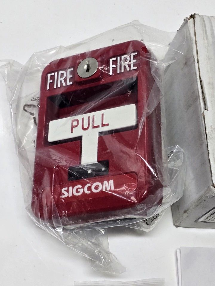 Sigcom SG-42SK2-SC Single Action Manual EMERGENCY Pull Station | eBay