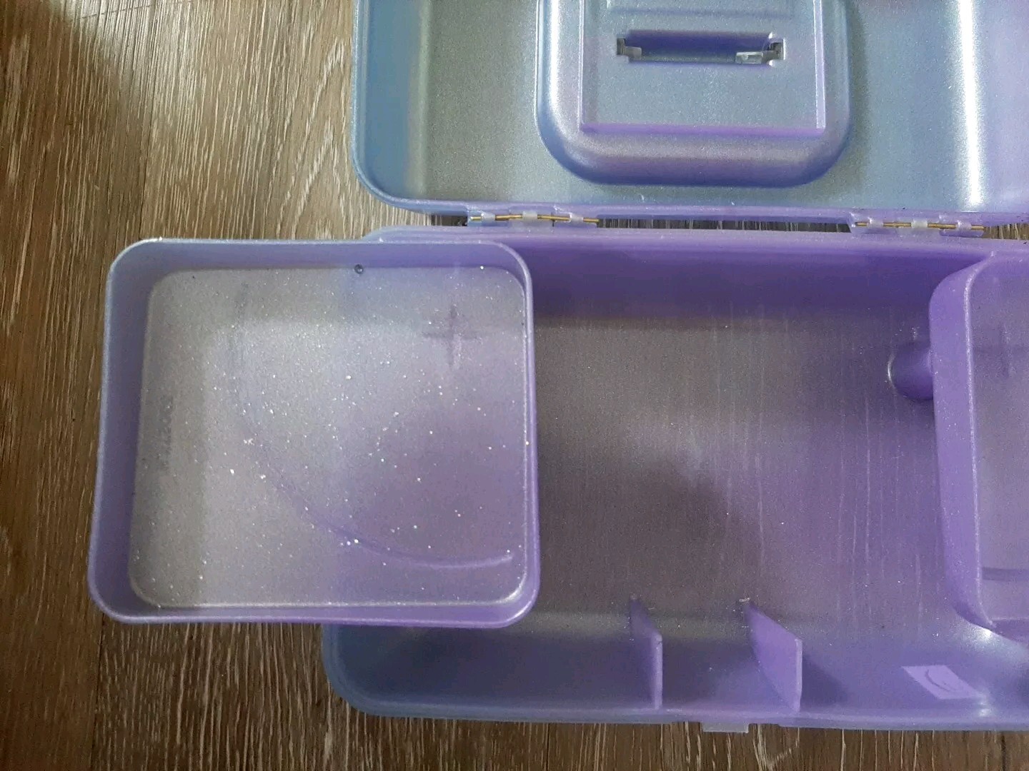 Carboodles Tackle Box Purple Periwinkle Cosmetic Case New | eBay