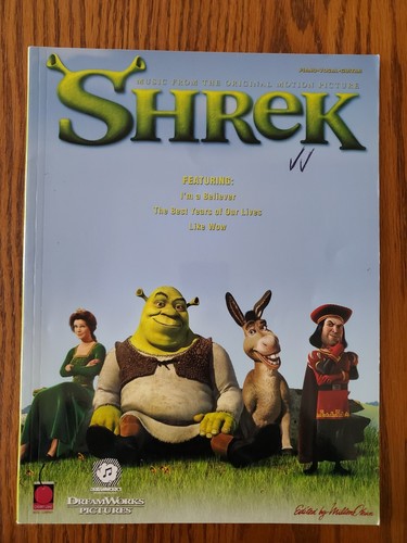 Shrek Sheet Music Piano Vocal Guitar Songbook Dreamworks Believer ...