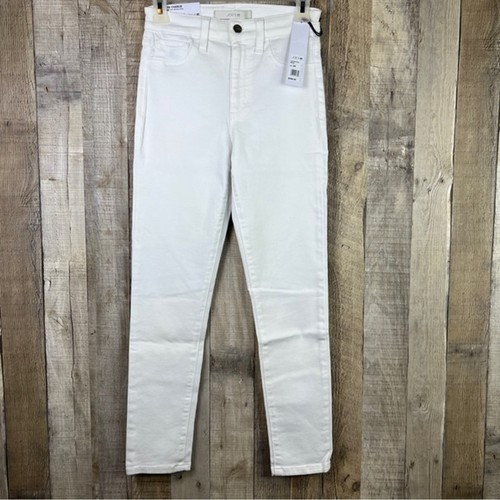 Joe’s Flawless Size 24 The Charlie High Rose Skinny Crop White Jeans | eBay