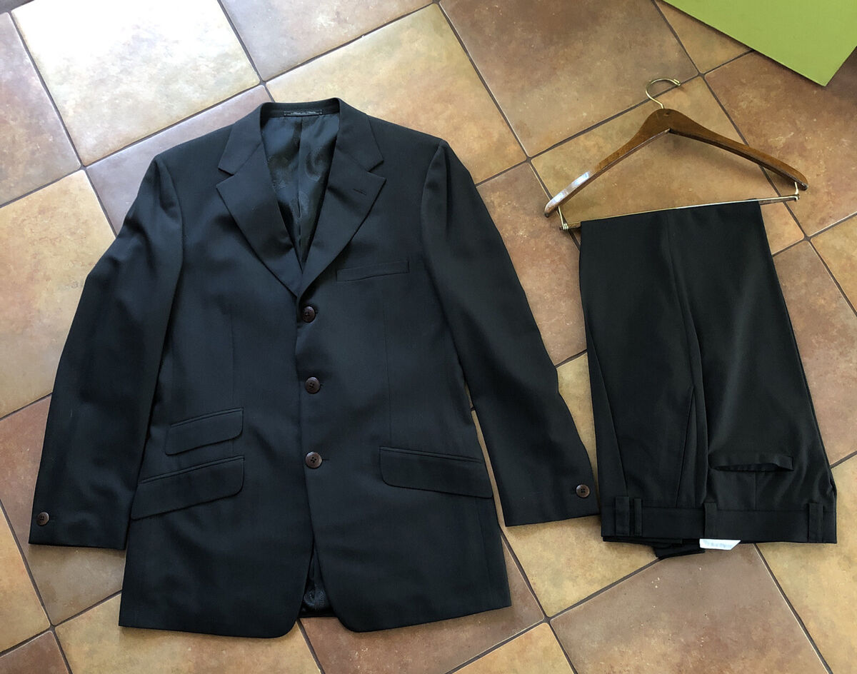 RARE VINTAGE MEN'S GIANNI VERSACE COUTURE Dark Brown SUIT RARE VINTAGE MEN'S GIANNI VERSACE COUTURE Dark Brown SUIT