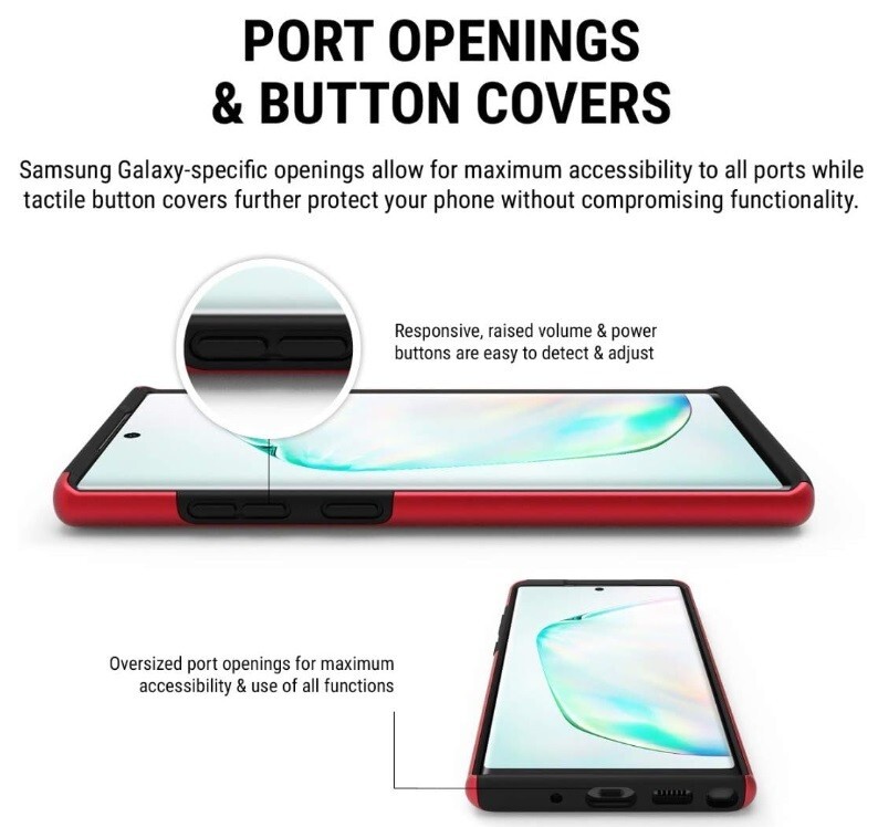 Incipio 10 Ft Drop Tested DUALPRO Case for Samsung Galaxy Note 10 ...