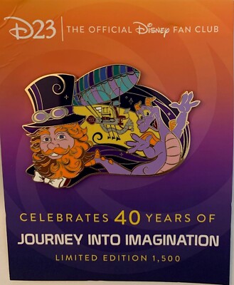 D23 Disney 40th Journey Into Imagination Dreamfinder & Figment LE 1500 ...