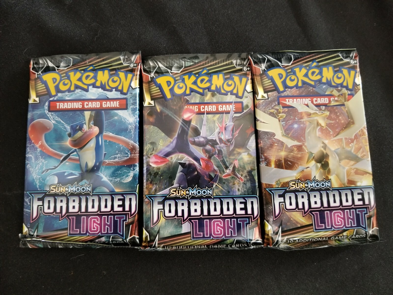 Pokemon Sun Moon Forbidden Light 10 Card Booster Packs for sale online ...