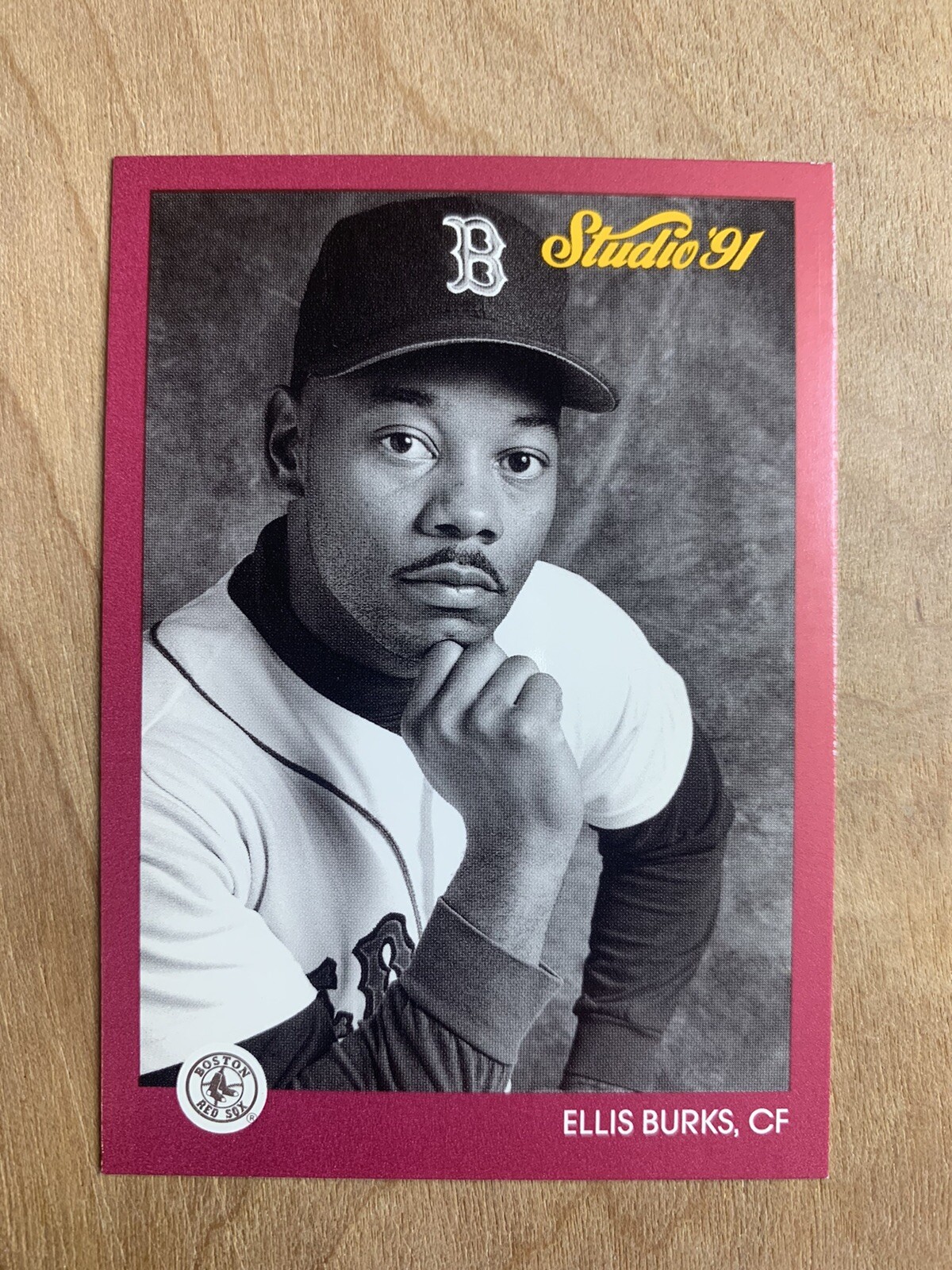 1991 Leaf Studio #12 Ellis Burks Boston Red Sox | eBay