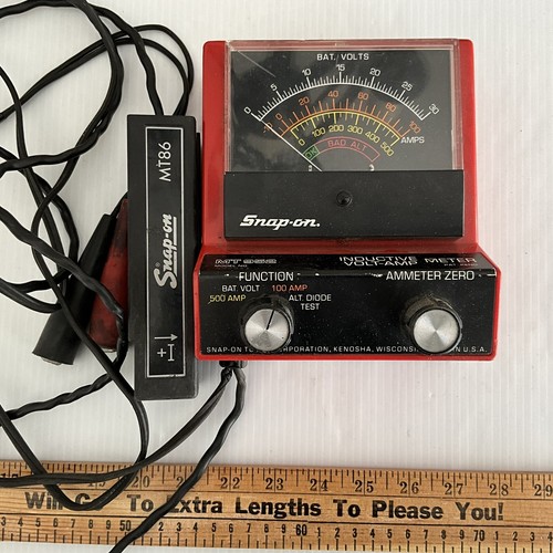 Vintage Snap-On MT-952 Inductive Volt Amp Meter | eBay