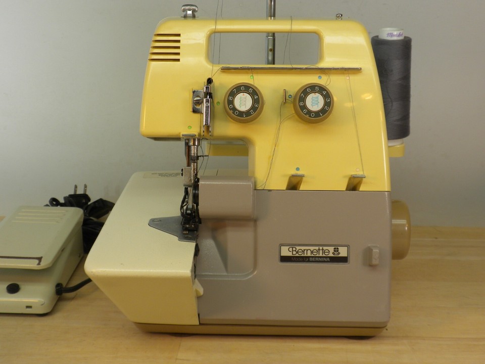 Bernina Bernette 203 - OVERLOCKER SERGER - sewing machine w/foot pedal ...