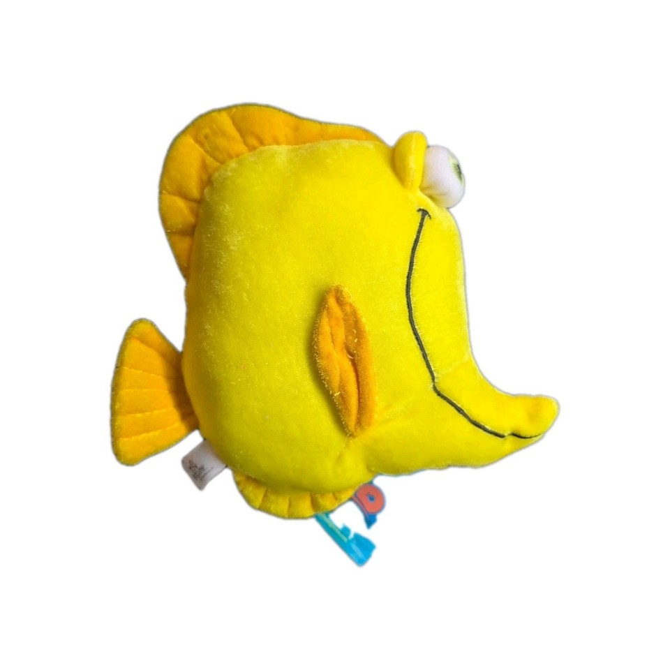 Finding Nemo Bubbles Yellow Tang Fish Plush Beanie Animal Toy Factory ...