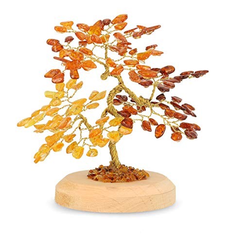 Serafino Genuine Luxury Amber Tree of Happiness Good Luck Good Fortune ...