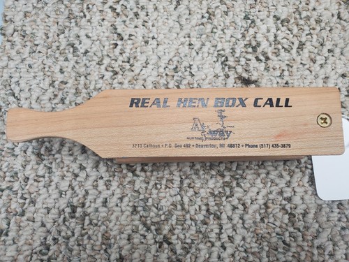 Real Hen Box Call. Used, Vintage 9 Inches Long Game Calls turkey calls ...