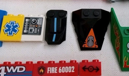 Genuine Lego Sticker Bricks Pieces Lot 2 Actual Photos | eBay