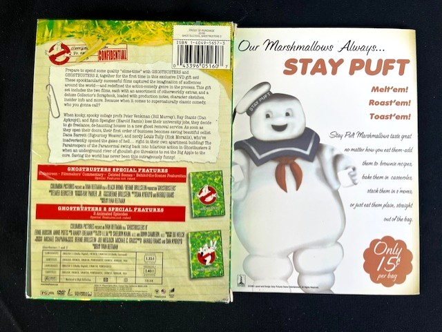 GHOSTBUSTERS & GHOSTBUSTERS 2 (DVDs Box Set) W/ Scrap Booklet Insert | eBay