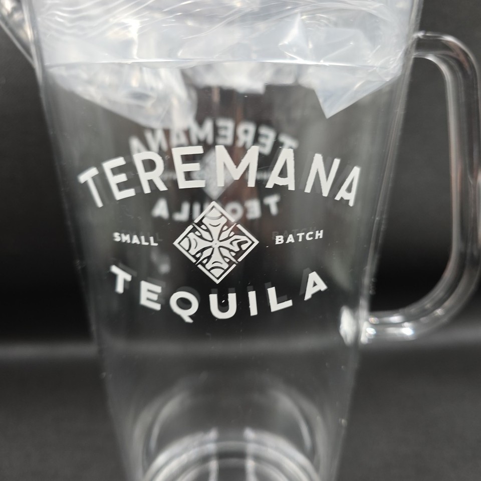 Teremana Tequila Pitcher W/Cover Clear Plastic New Dwayne Johnson The ...