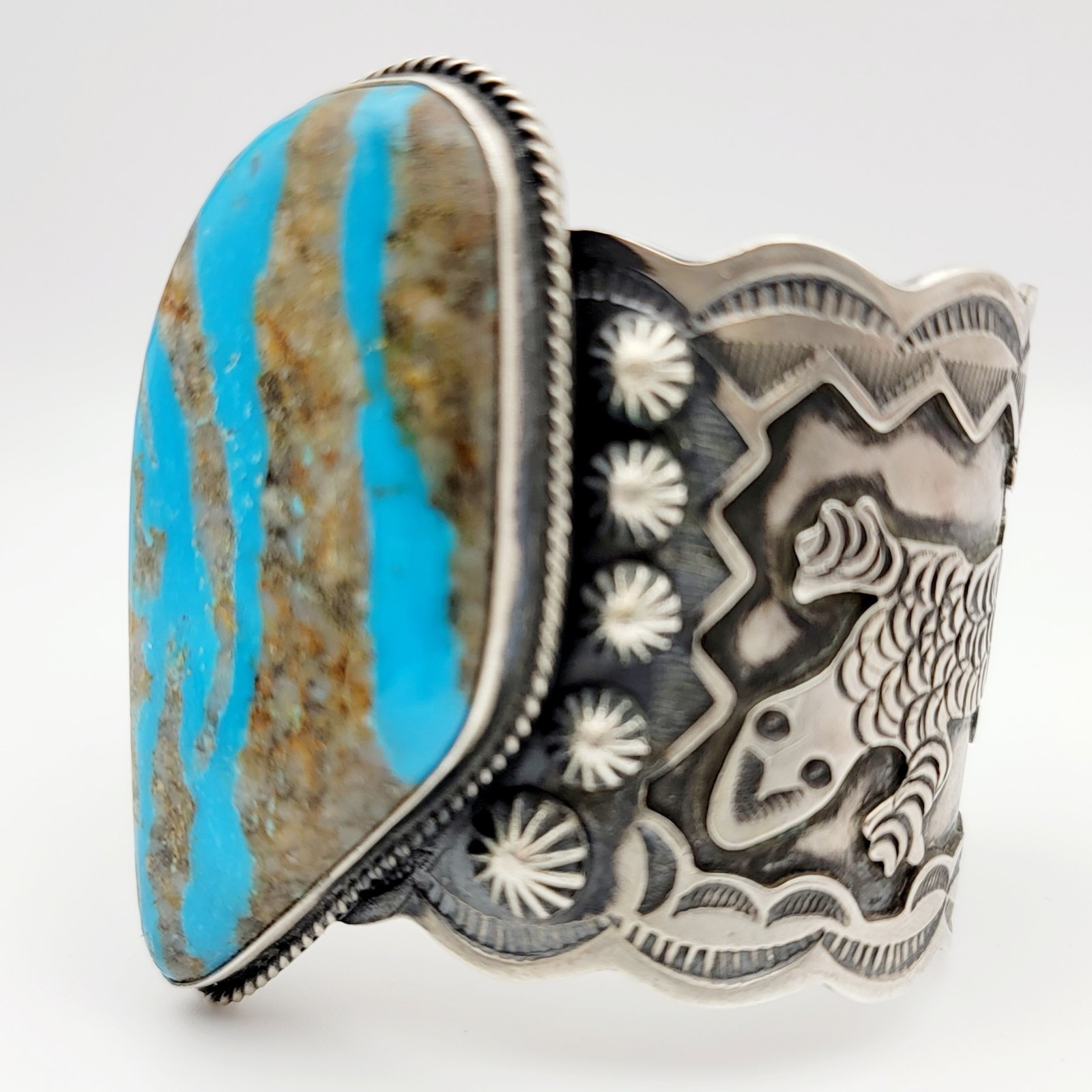 Navajo Chimney Butte & Jessie Claw Sterling, Turquois… - Gem