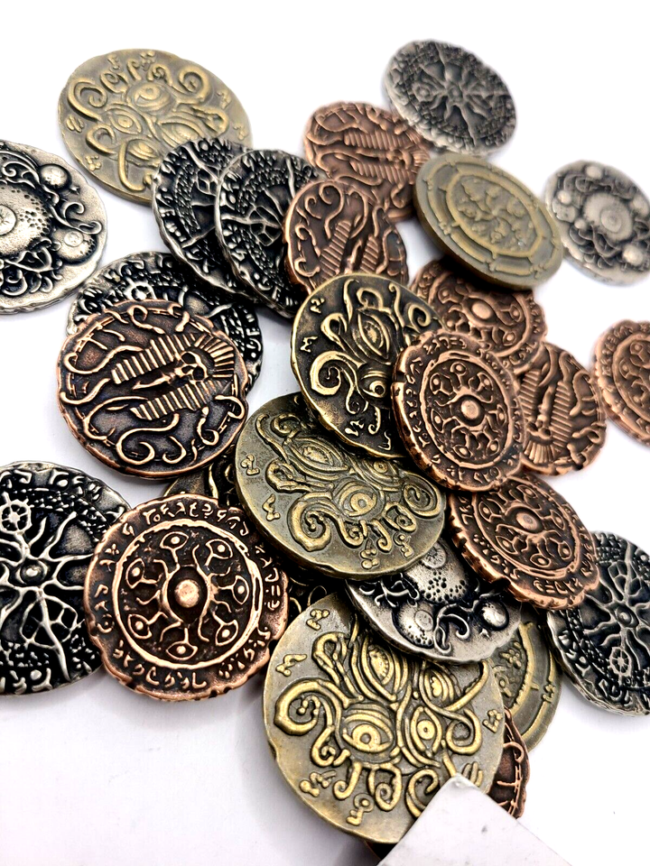 Drawlab Metal RPG Coins Forged Cultist Set | eBay