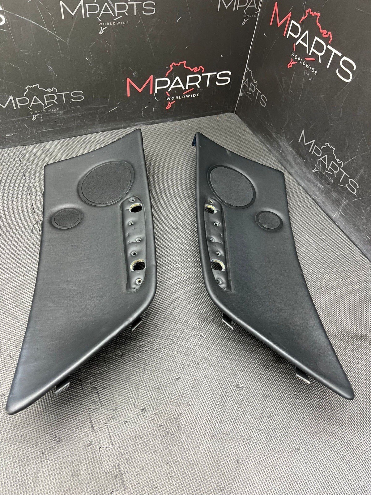 01-06 BMW E46 M3 Convertible Rear Left Right Door Cards Panels Trims ...