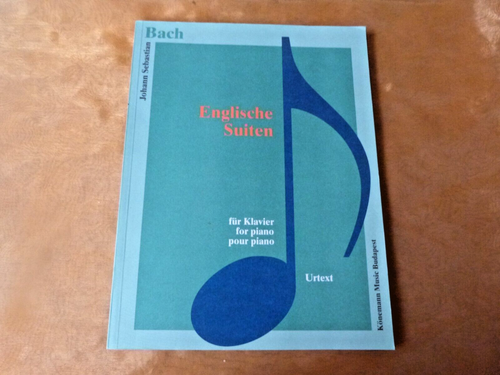 BACH Englische Suiten Noten für Klavier Urtext BWV 812-817 | eBay.de