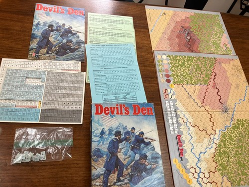 Devil's Den American Civil War Game Battle Gettysburg Avalon Hill 1985 ...