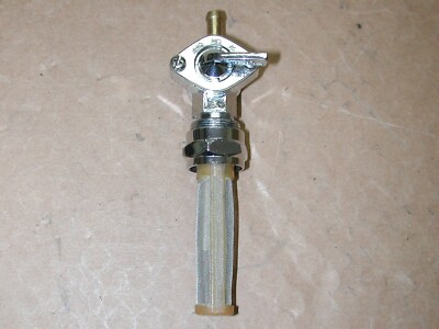 High Flow Chrome Motorcycle Fuel Gas Tank Petcock For Harley Davidson ...