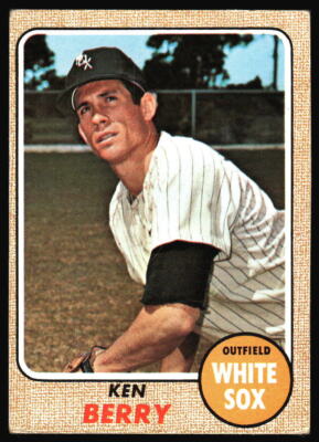 1968 Topps Ken Berry SP High Number #485 Chicago White Sox | eBay