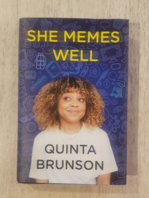 She Memes Well : Essays by Quinta Brunson (2021, Hardcover) *Excellent ...