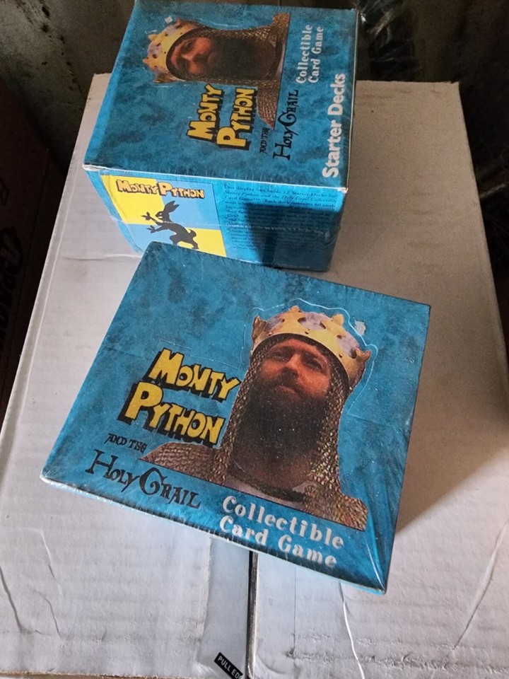 Monty Python Holy Grail CCG TCG Starter BoX & Booster Box sealed New | eBay