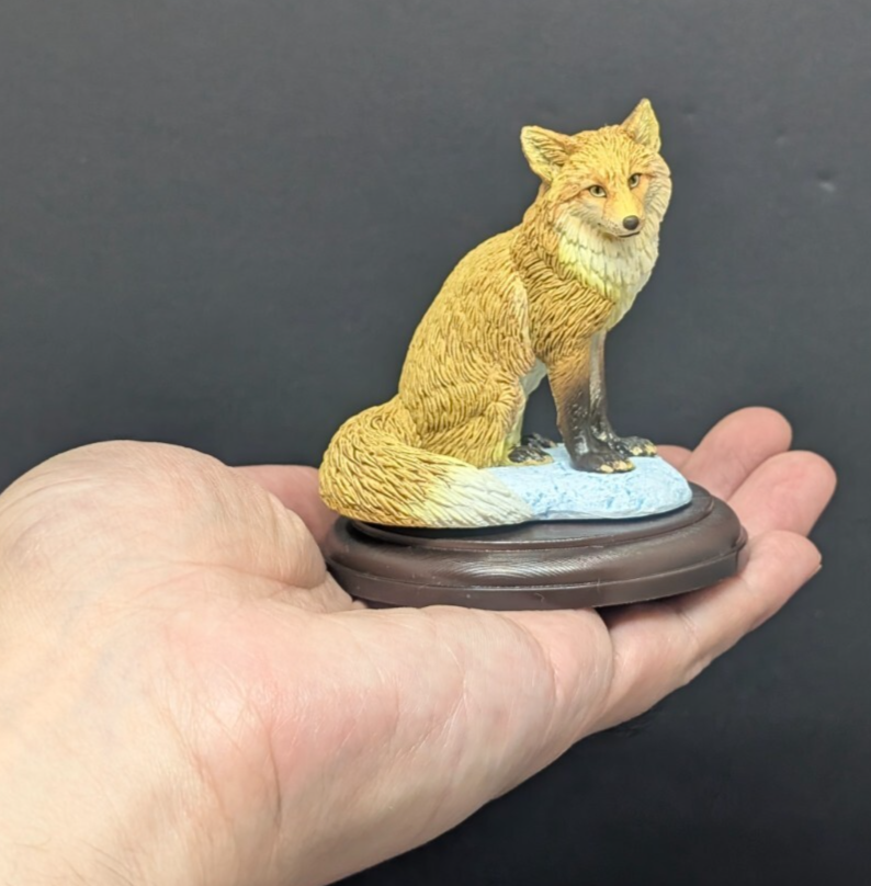 BANDAI Gashapon Wild Animal Mini Figure Fox Tanuki Raccoon dog Wolf ...