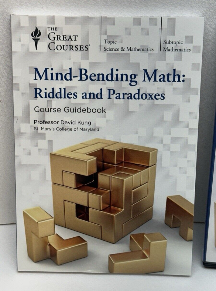 Mind-Bending Math Riddles and Paradoxes DVD Course Book The Great Courses 1629971901| eBay