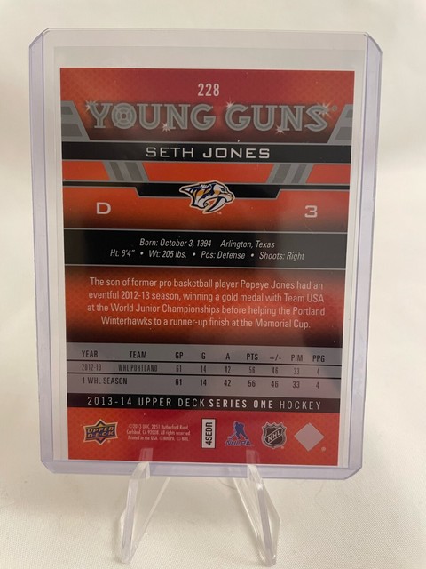 2013-14 Upper Deck - Young Guns #228 Seth Jones (RC) for sale online | eBay