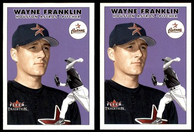 Lot of 2 Wayne Franklin 2000 Fleer Tradition Update Card #U132 Rookie ...