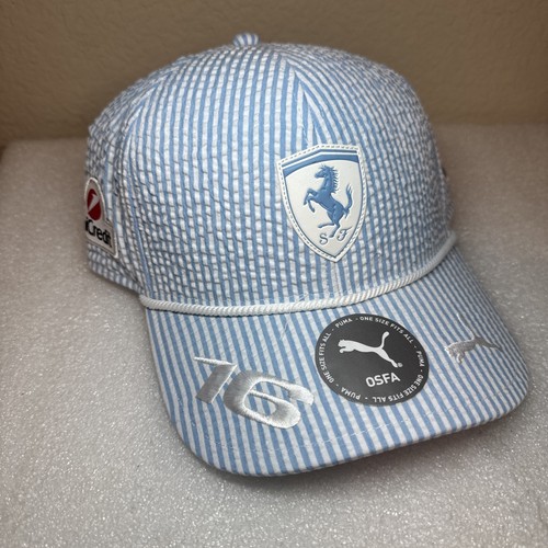 Puma Scuderia Ferrari Charles Leclerc 2025 Monaco Grand Prix Hat | eBay