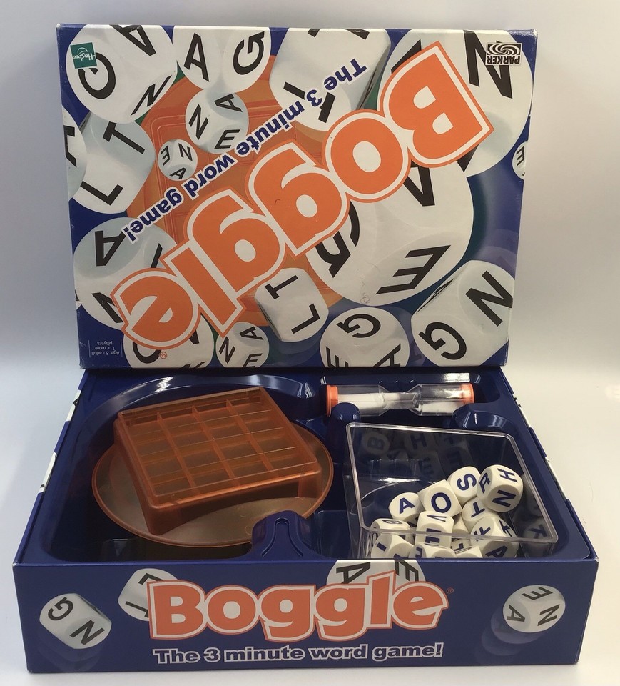 Hasbro Parker Boggle Game Age 8+ Complete The 3 Minute Word Game! | eBay
