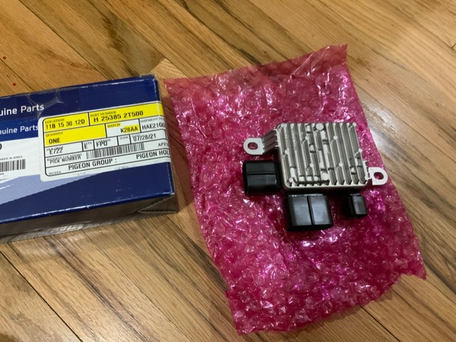 2014 - 2015 Kia Optima Cooling Fan Module OEM Part Number 25385-2t500 ...