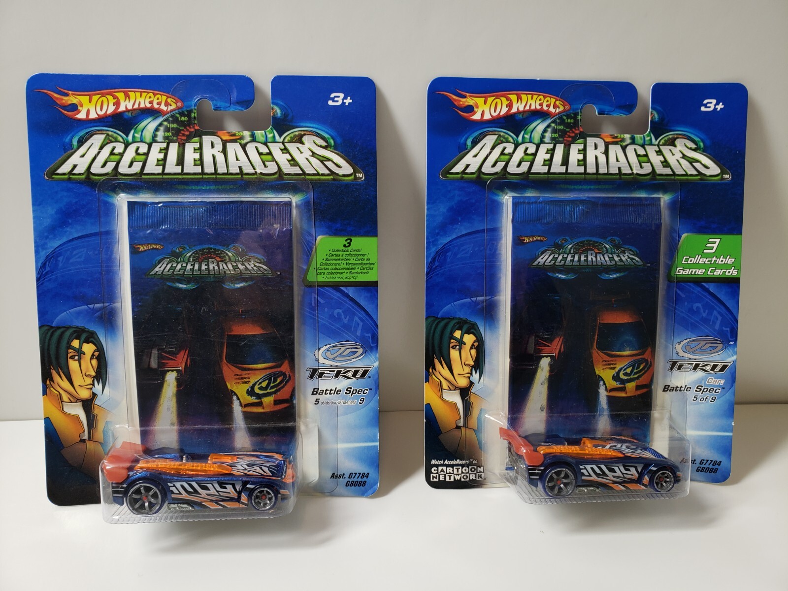 Hot Wheels Acceleracers Teku Battle Spec # 5 of 9 G8088 two different ...