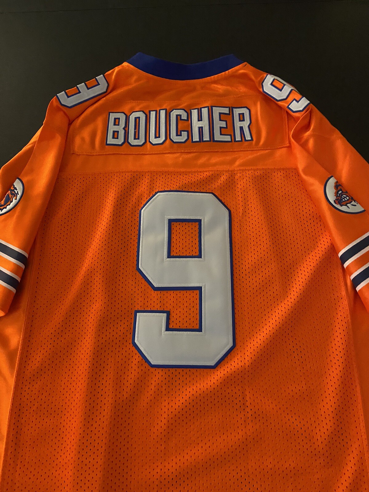 The Waterboy Bobby Boucher #9 Football Jersey Adam Sandler Orange Adult ...