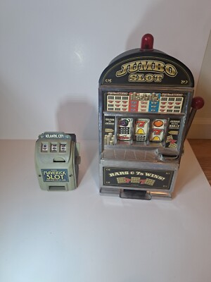 Rare 15Inch "Jumbo Slot" machine, Toy Bank/Small Slot Machine Bundle | eBay