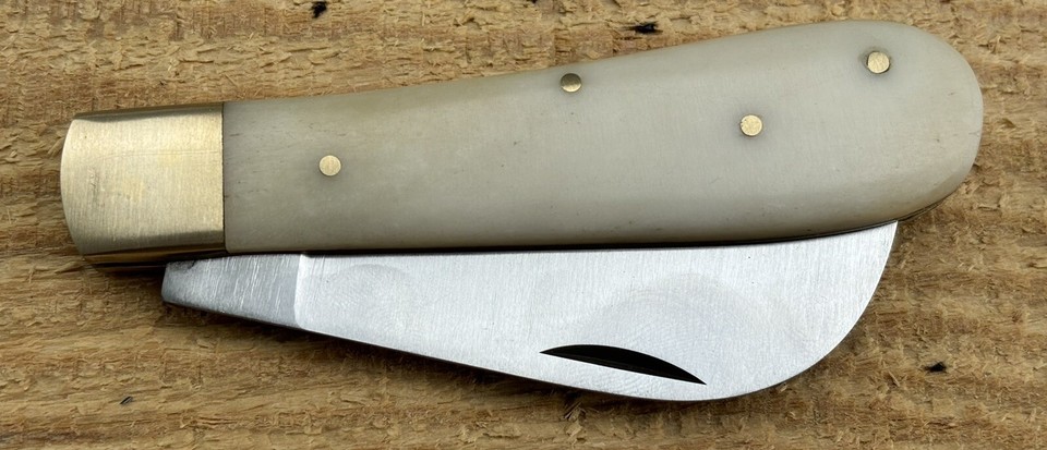 Hawksbill Pocket Knife OG Design Brass Bolsters Rivets Lockback EDC ...