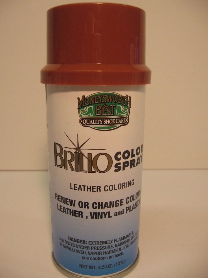 Brillo Color Spray Shoes Boots Leather Vinyl 4.5 oz. | eBay