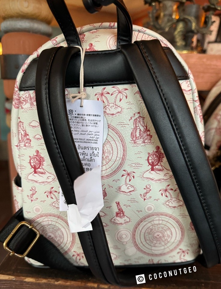 2025 Disney Parks Exclusive Pirates of the Caribbean Loungefly Backpack ...